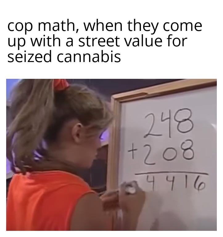 Cop math – The Dude Grows Show